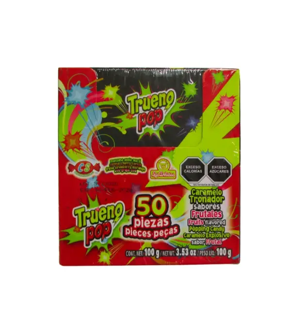 CARAMELO TRUENO POP 50PZ | Dulcería La Josefina